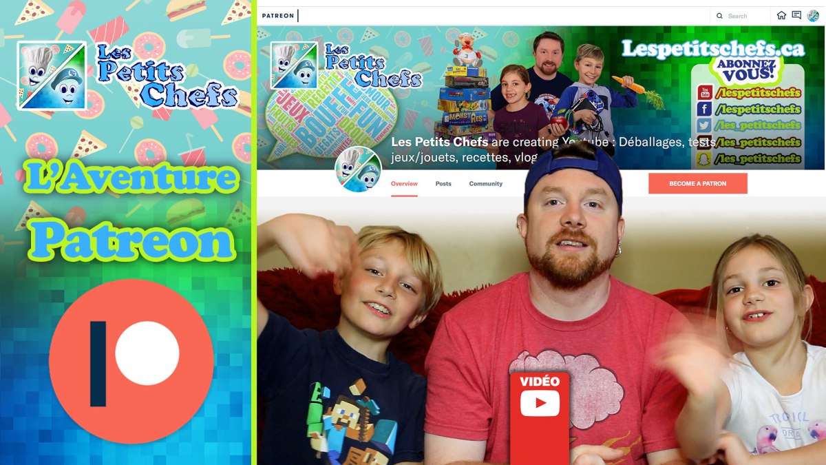 Encouragez les Petits Chefs à l’aide de Patreon – Les Petits Chefs – Le ...