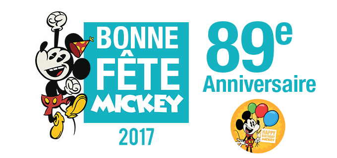 Mickey fête son 89e anniversaire! – Les Petits Chefs – Le site web!