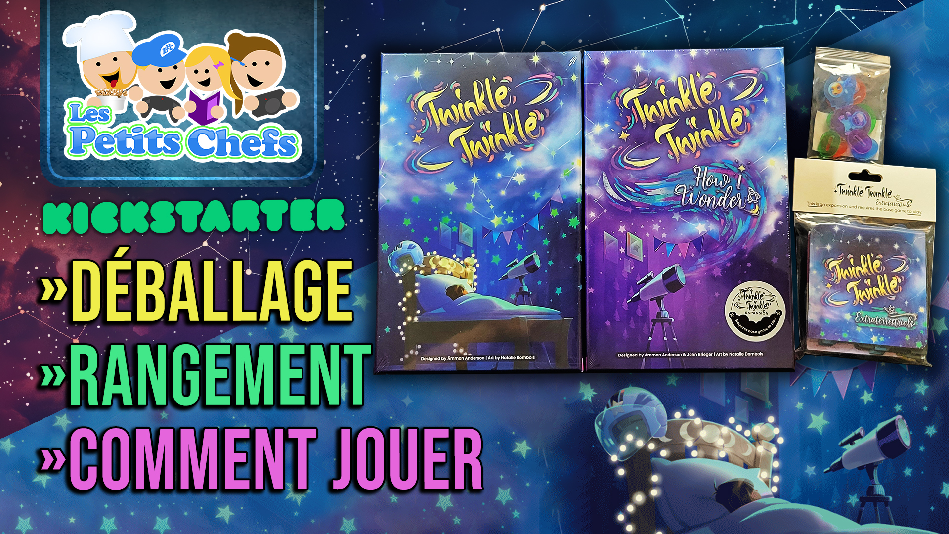 Comment jouer à Twinkle Twinkle + Déballage Kickstarter | Les Petits ...